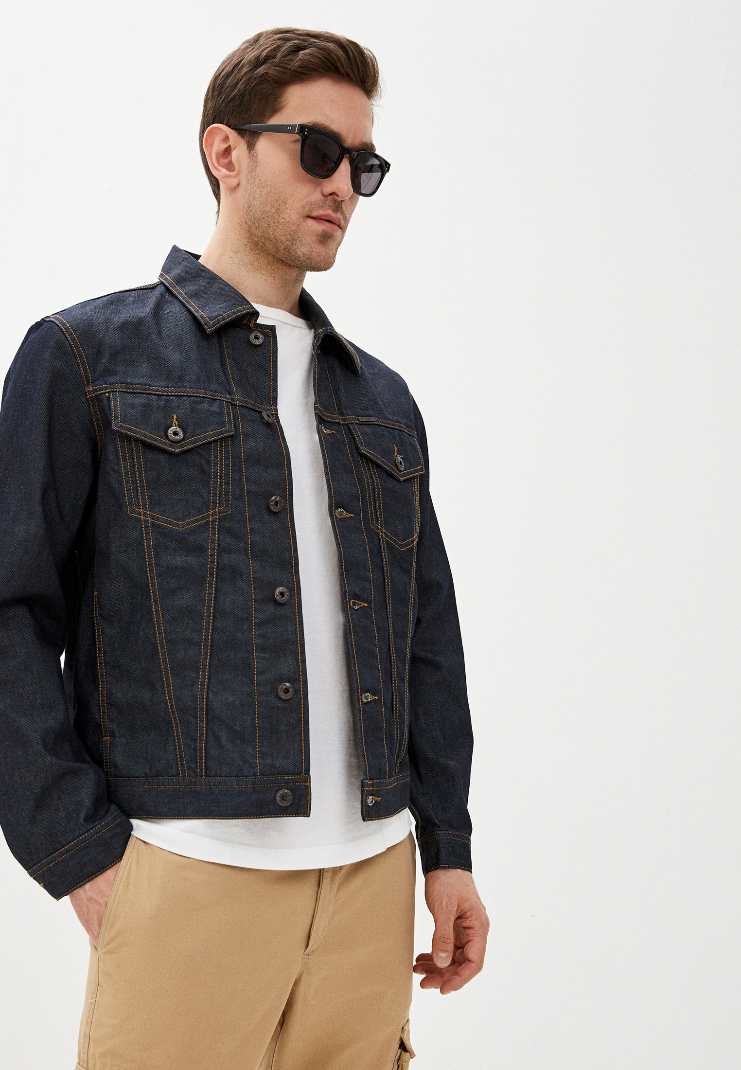 Куртка джинсовая Diesel, цвет: синий, DI303EMIICG1 — купить в интернет ...