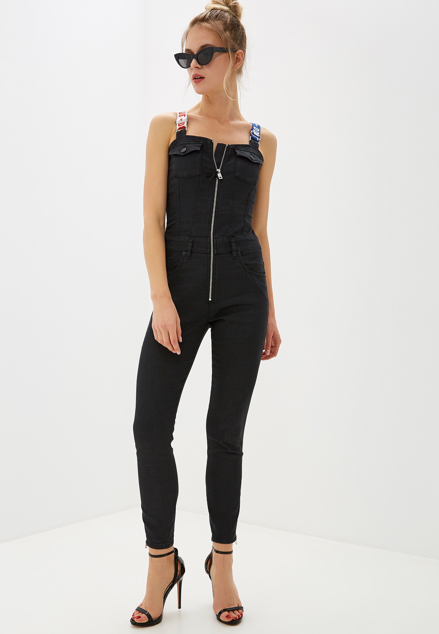 Комбинезон джинсовый Diesel, цвет: черный, DI303EWFTGH6 — купить в ...