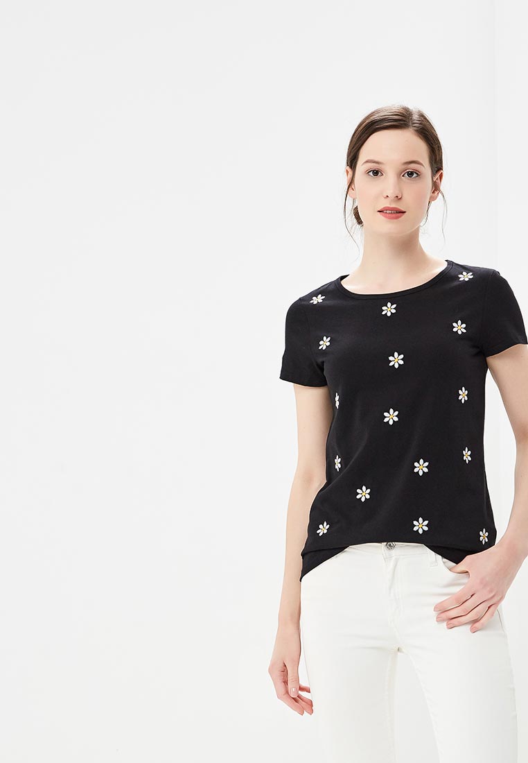 Футболка Dorothy Perkins, цвет: черный, DO005EWBJSE2 — купить в ...