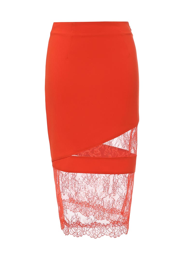 Юбка Elisabetta Franchi, цвет: красный, EL037EWQCZ54 — купить в ...