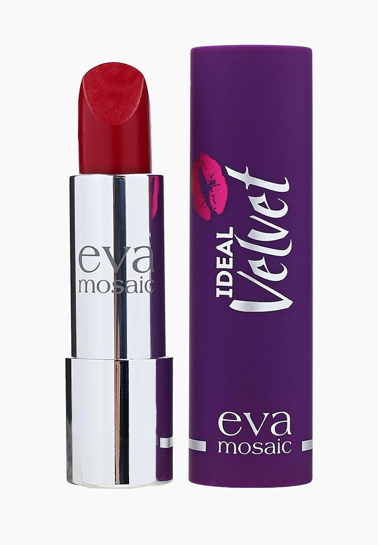 Помада Eva Mosaic Ideal Velvet матовая, 4,3 г, 08, цвет: красный ...