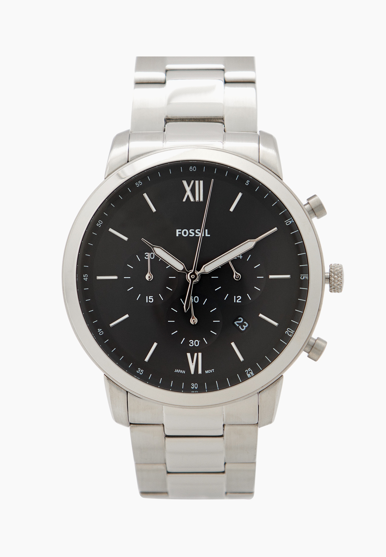 Часы Fossil Fs5384 цвет серебряный Fo619dmchkr0 — купить в интернет магазине Lamoda