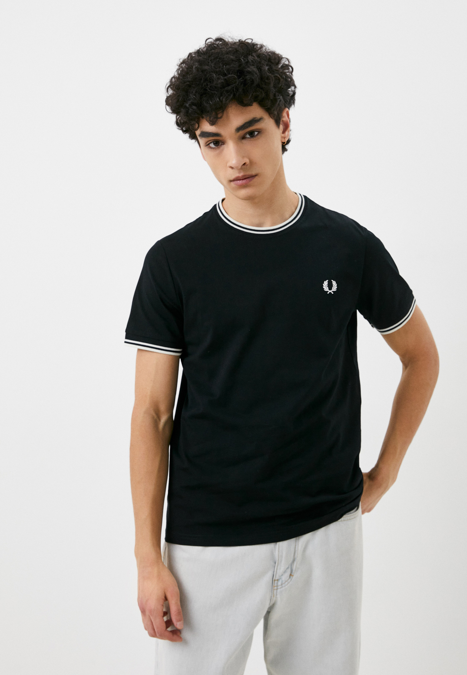 Футболка Fred Perry, цвет: черный, FR006EMDRRO7 — купить в интернет ...