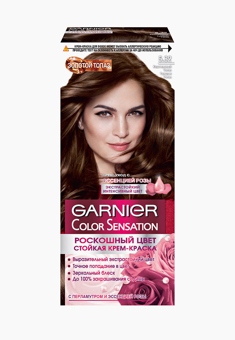 Краска для волос Garnier Color Sensation, 5.32 Каштановый Топаз, 110 мл ...