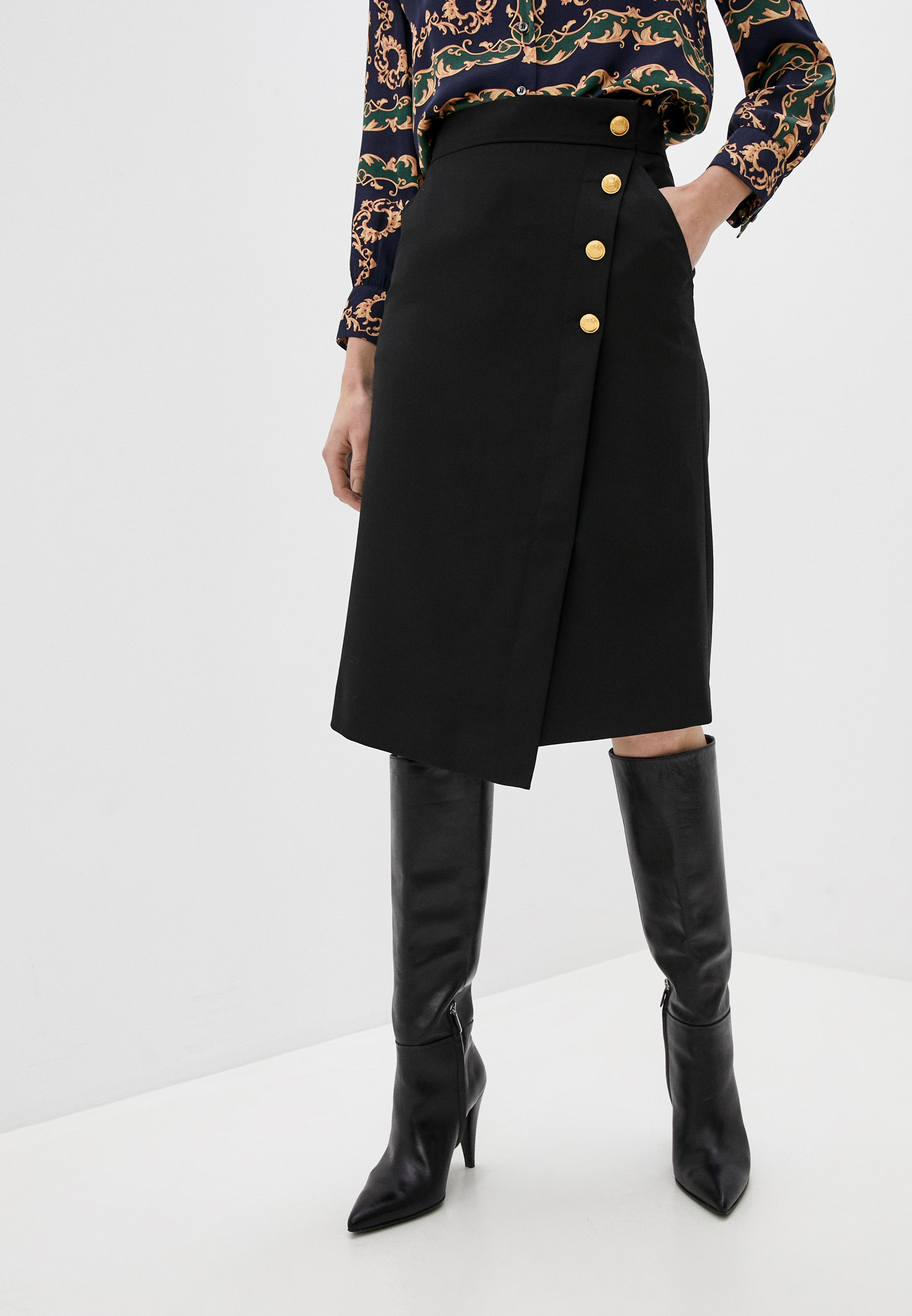 Юбка Gerard Darel, цвет: черный, GE031EWLMUX0 — купить в интернет ...