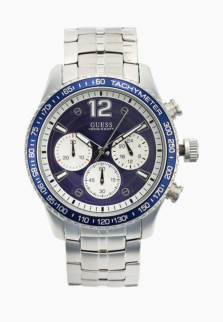 Часы Guess W0969G1, цвет: серебряный, GU460DMWCO35 — купить в интернет ...