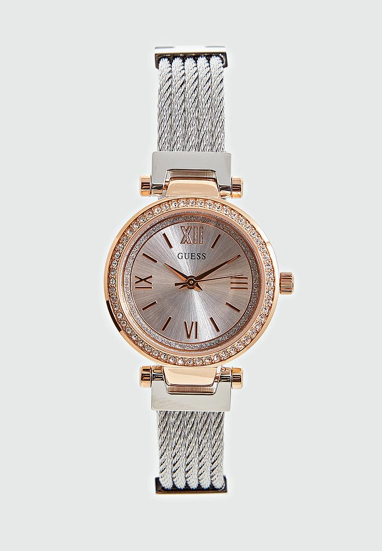 Часы Guess W1009L4, цвет: серебряный, GU460DWEPJZ7 — купить в интернет ...