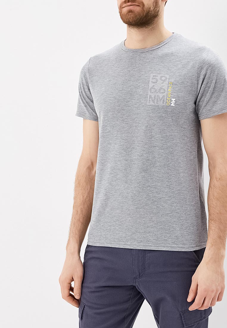 Футболка спортивная Helly Hansen HP SHORE T-SHIRT, цвет: серый ...