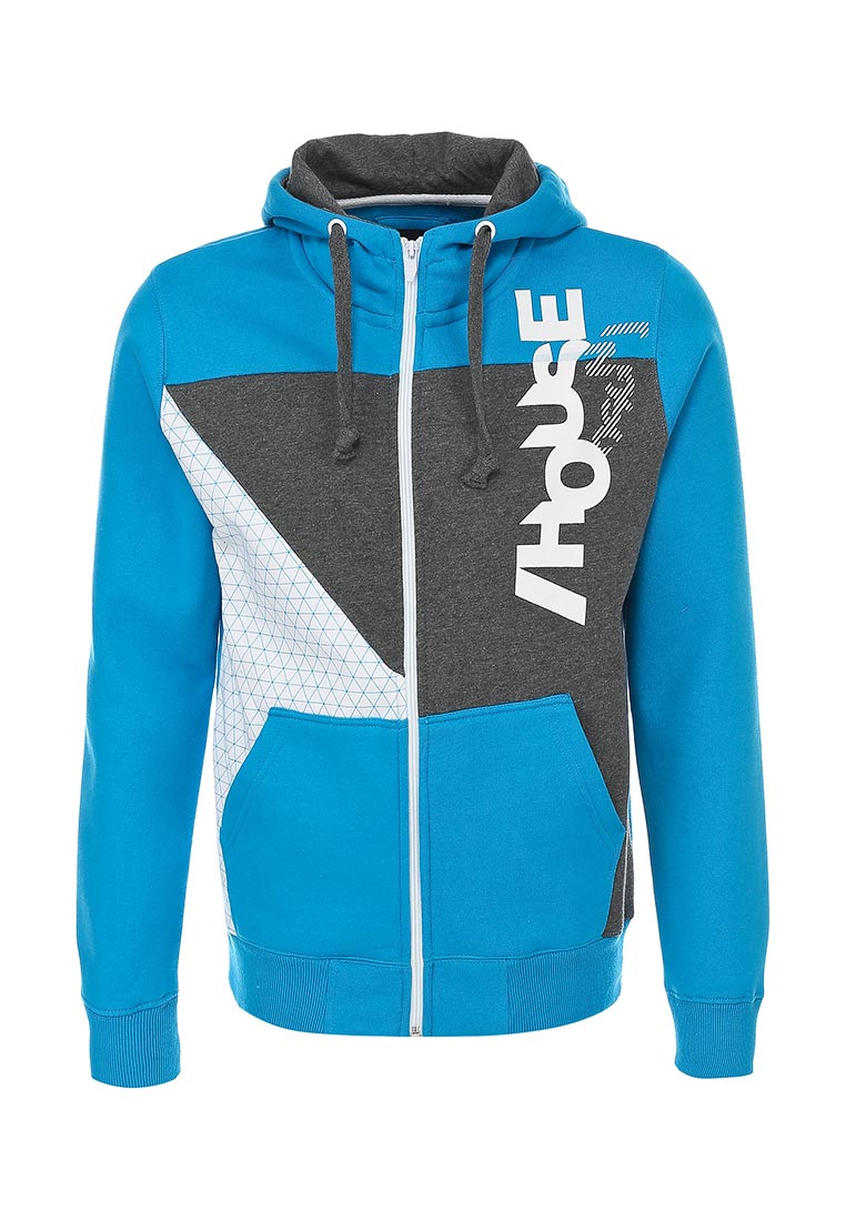 Толстовка House, цвет: голубой, HO647EMJA497 — купить в интернет ...