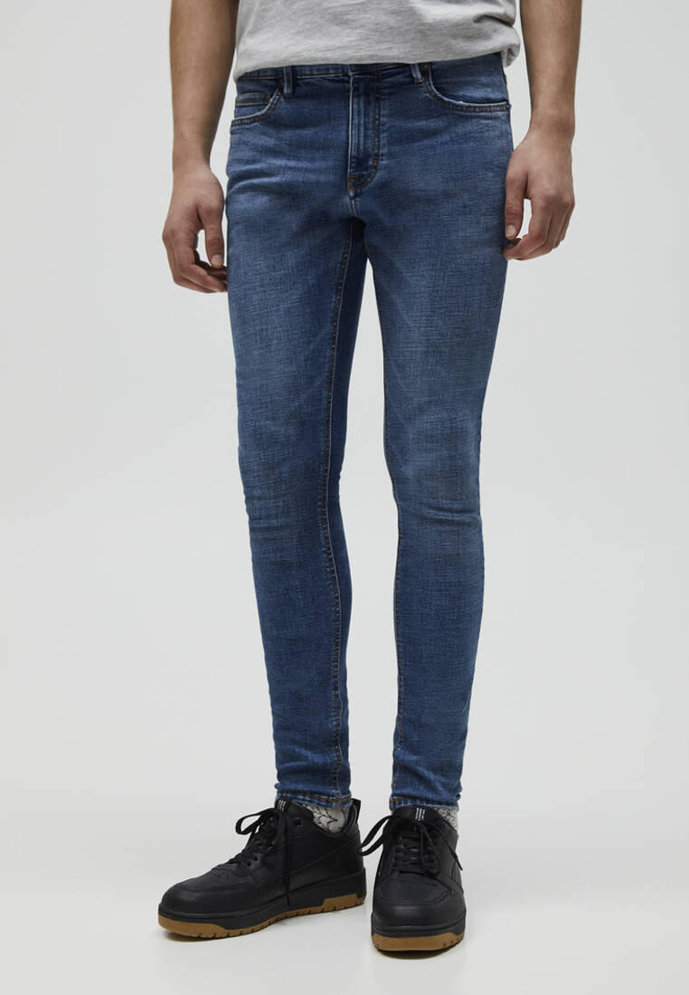 Джинсы Pull&Bear Join life, цвет: синий, IX001XM00AIB — купить в ...