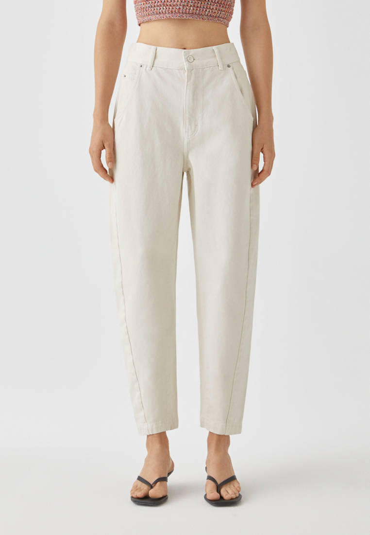 Джинсы Pull&Bear Join Life, цвет: белый, IX001XW00MLU — купить в ...