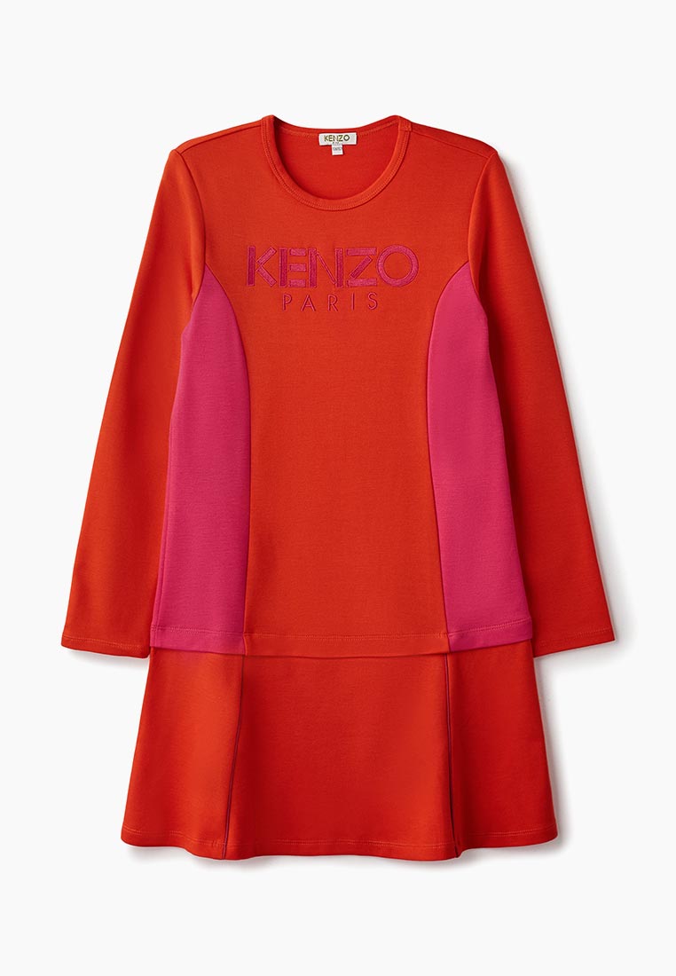 Платье Kenzo, цвет: красный, KE228EGBVAF9 — купить в интернет-магазине ...