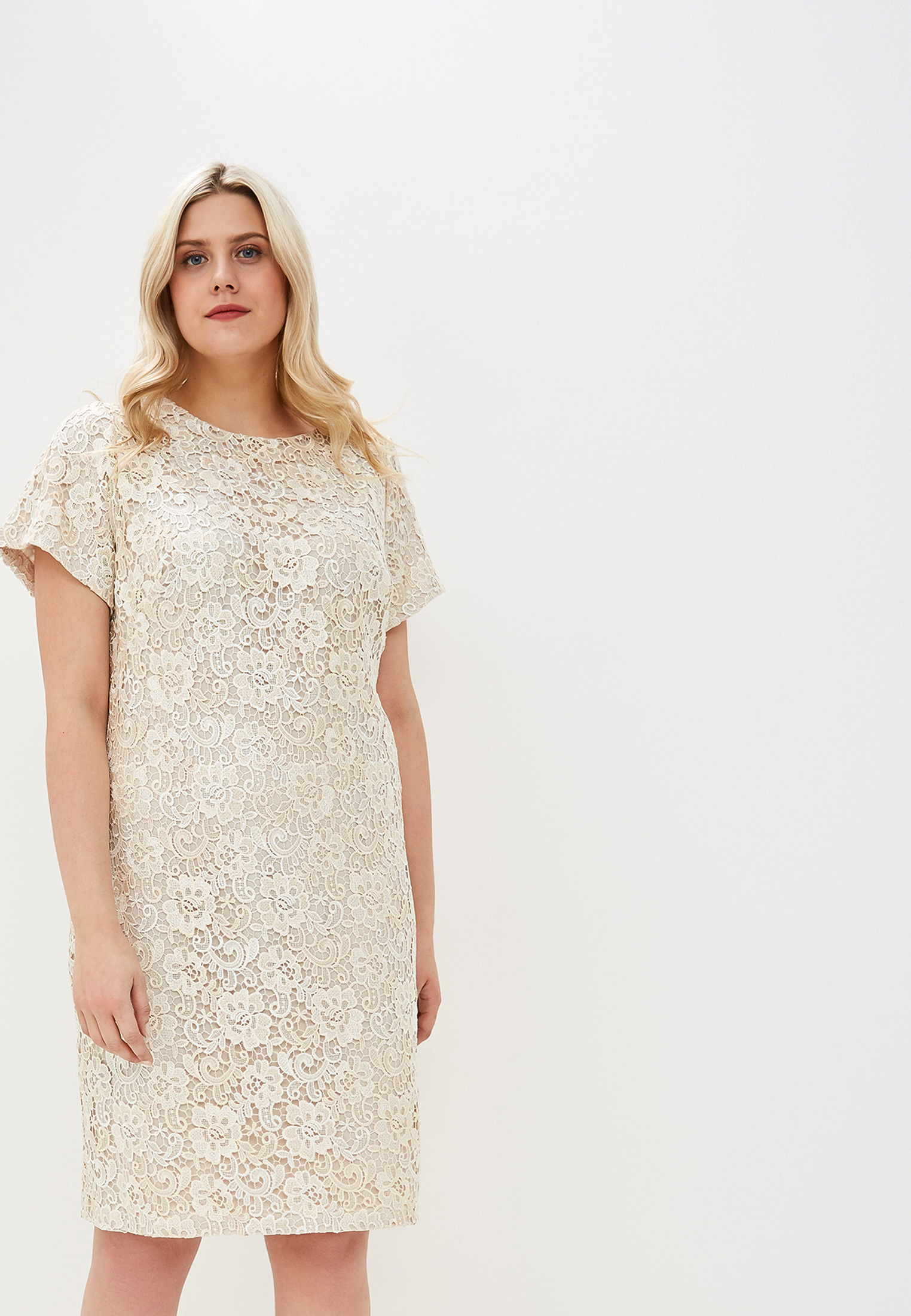 Платье Lauren Ralph Lauren Woman, цвет: бежевый, LA097EWEYBH9 — купить ...