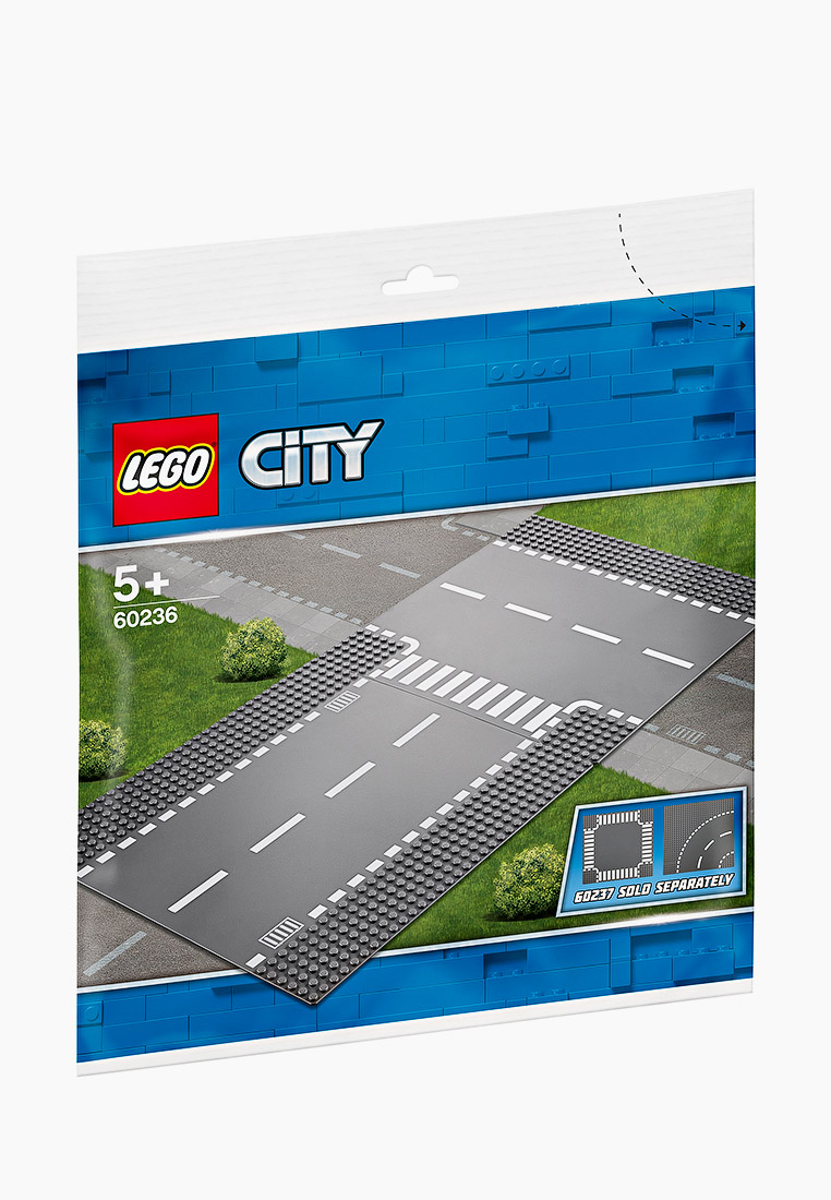 Элементы LEGO LEGO City 60236 Прямой и Т-образный перекрёсток, цвет ...