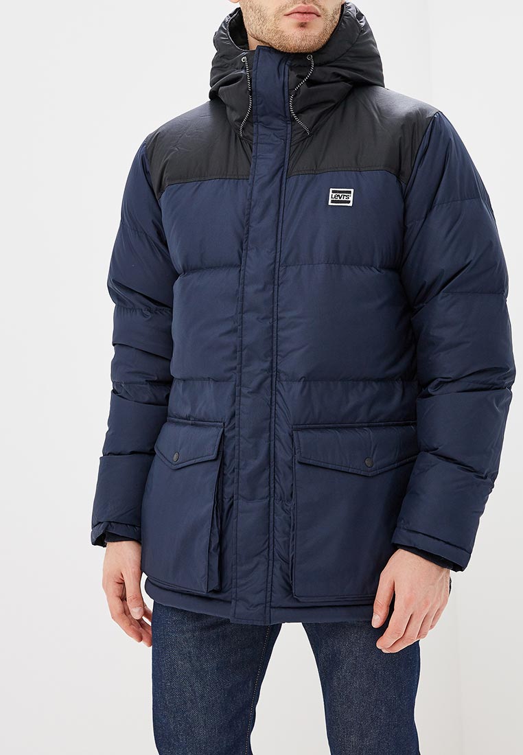 Пуховик Levi's®, цвет: синий, LE306EMBPIW7 — купить в интернет-магазине ...