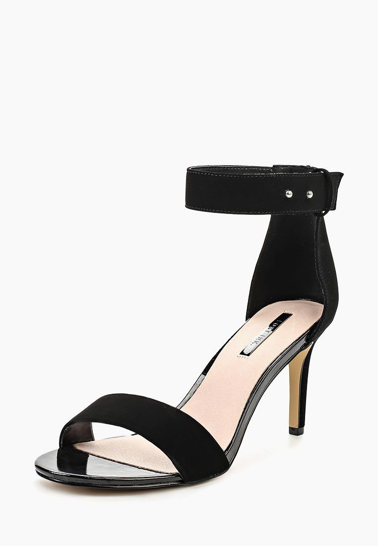 Босоножки Lost Ink ROLO MID HEEL MINIMAL SANDAL - BLACK, цвет: черный ...