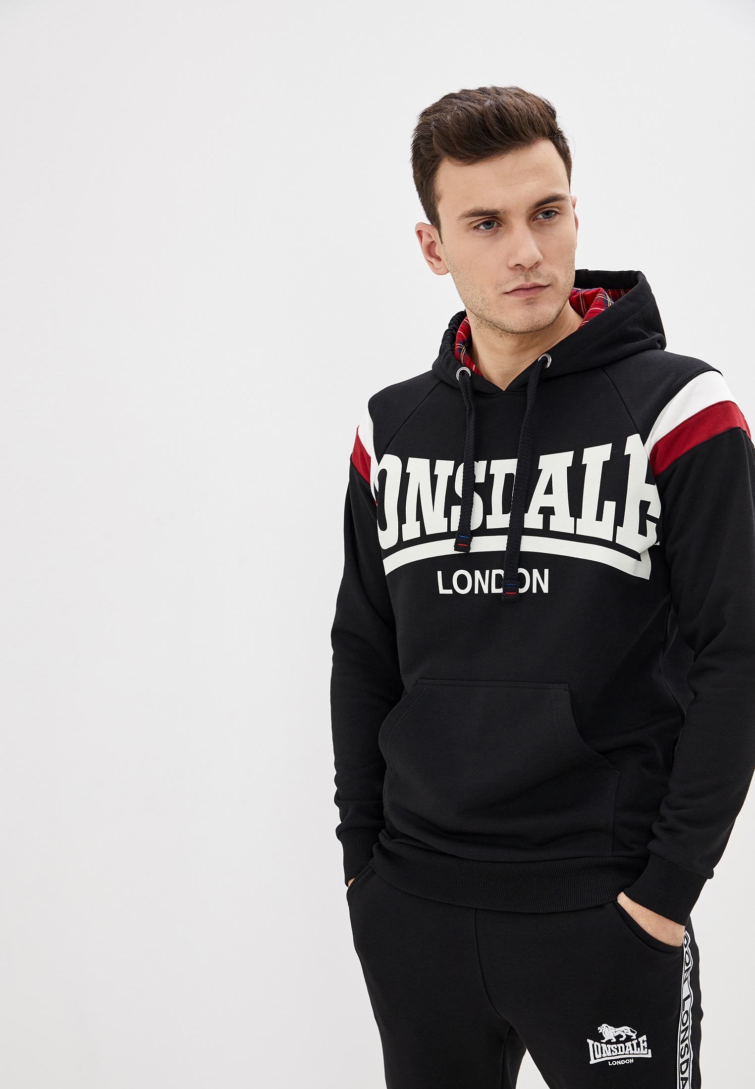 Худи Lonsdale, цвет: черный, LO789EMHVYT0 — купить в интернет-магазине ...