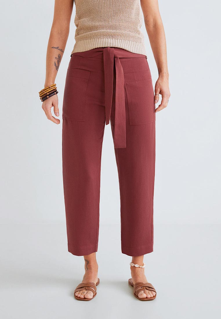 Брюки Mango - CARGO, цвет: розовый, MA002EWEQQM3 — купить в интернет ...