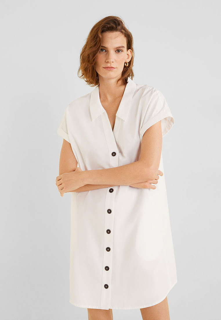 Платье Mango - RAYAMIL5-H, цвет: белый, MA002EWGACC5 — купить в ...