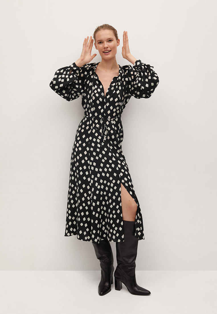 Платье Mango - ROMBO, цвет: черный, MA002EWKKEB1 — купить в интернет ...