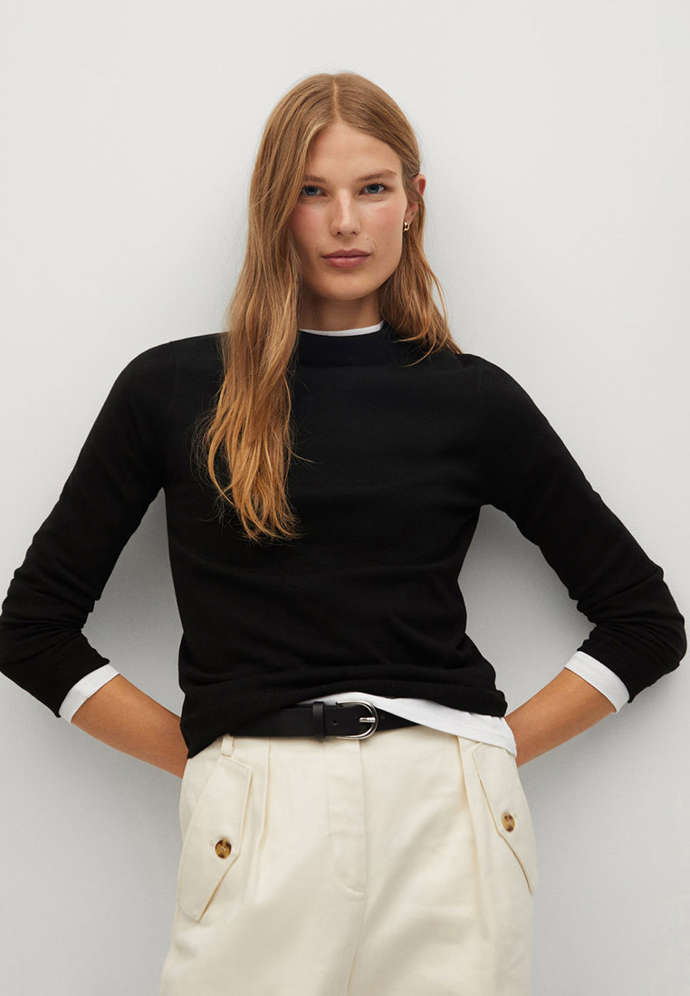 Джемпер Mango - FLORA, цвет: черный, MA002EWLEJY9 — купить в интернет ...