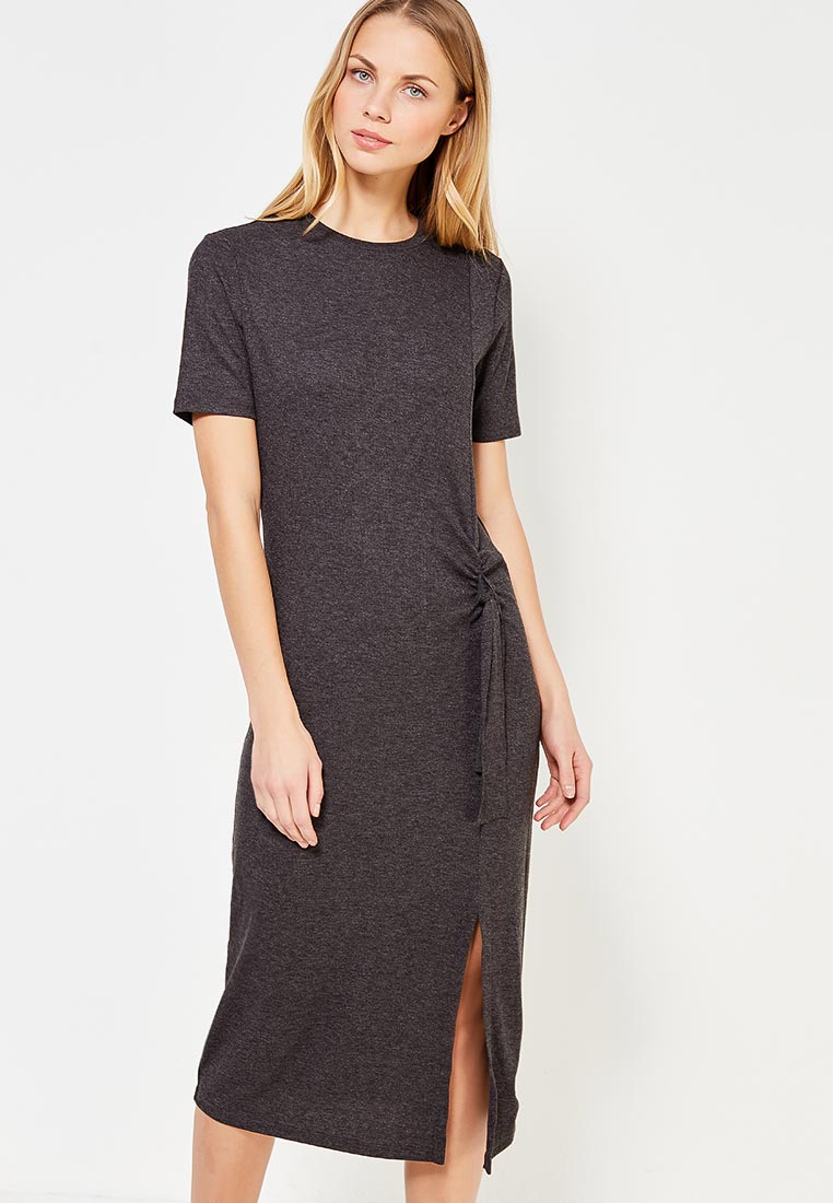 Платье Mango - DOBBY-A, цвет: серый, MA002EWXQT41 — купить в интернет ...