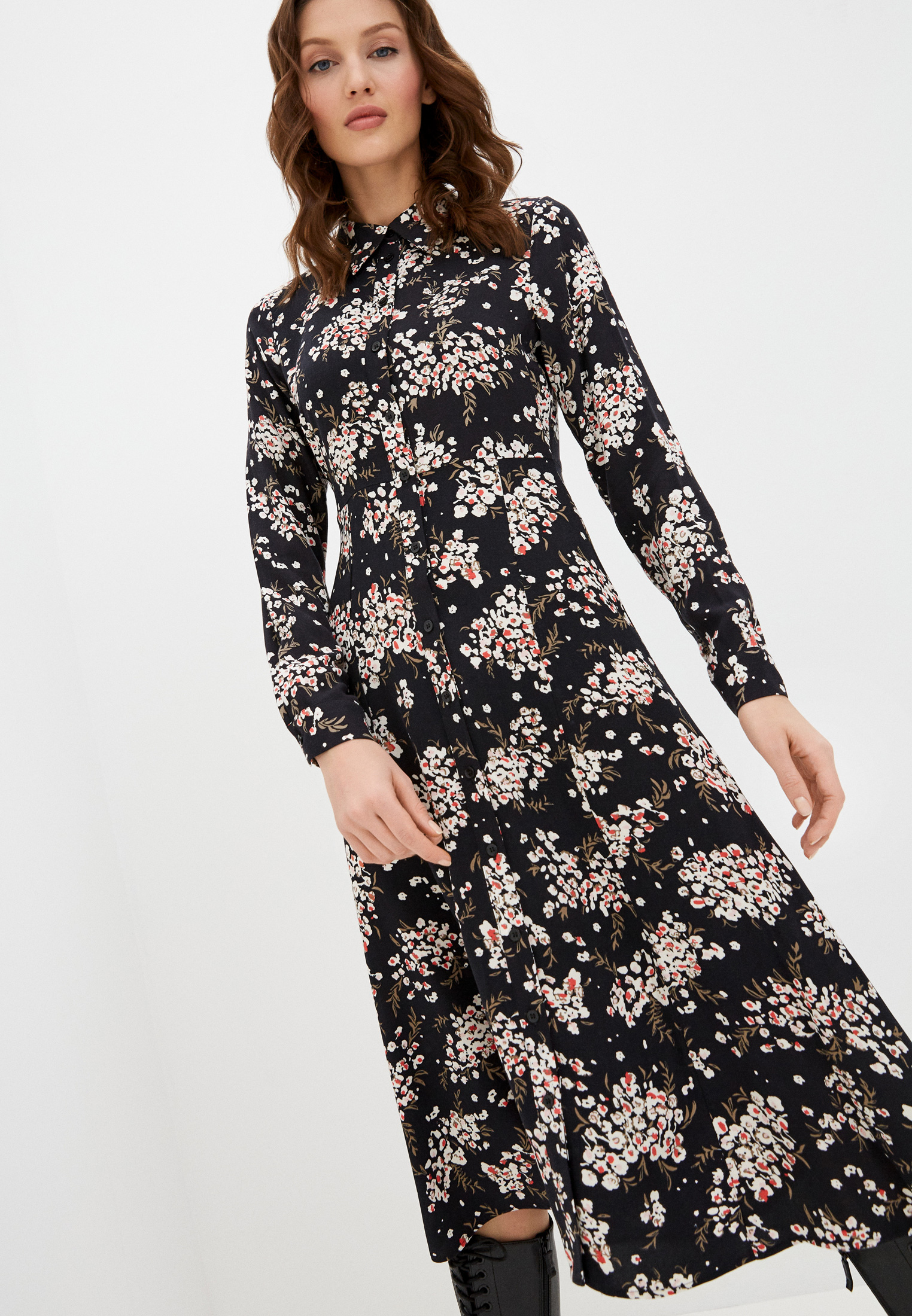 Платье Marks & Spencer, цвет: черный, MA178EWMBNG9 — купить в интернет ...