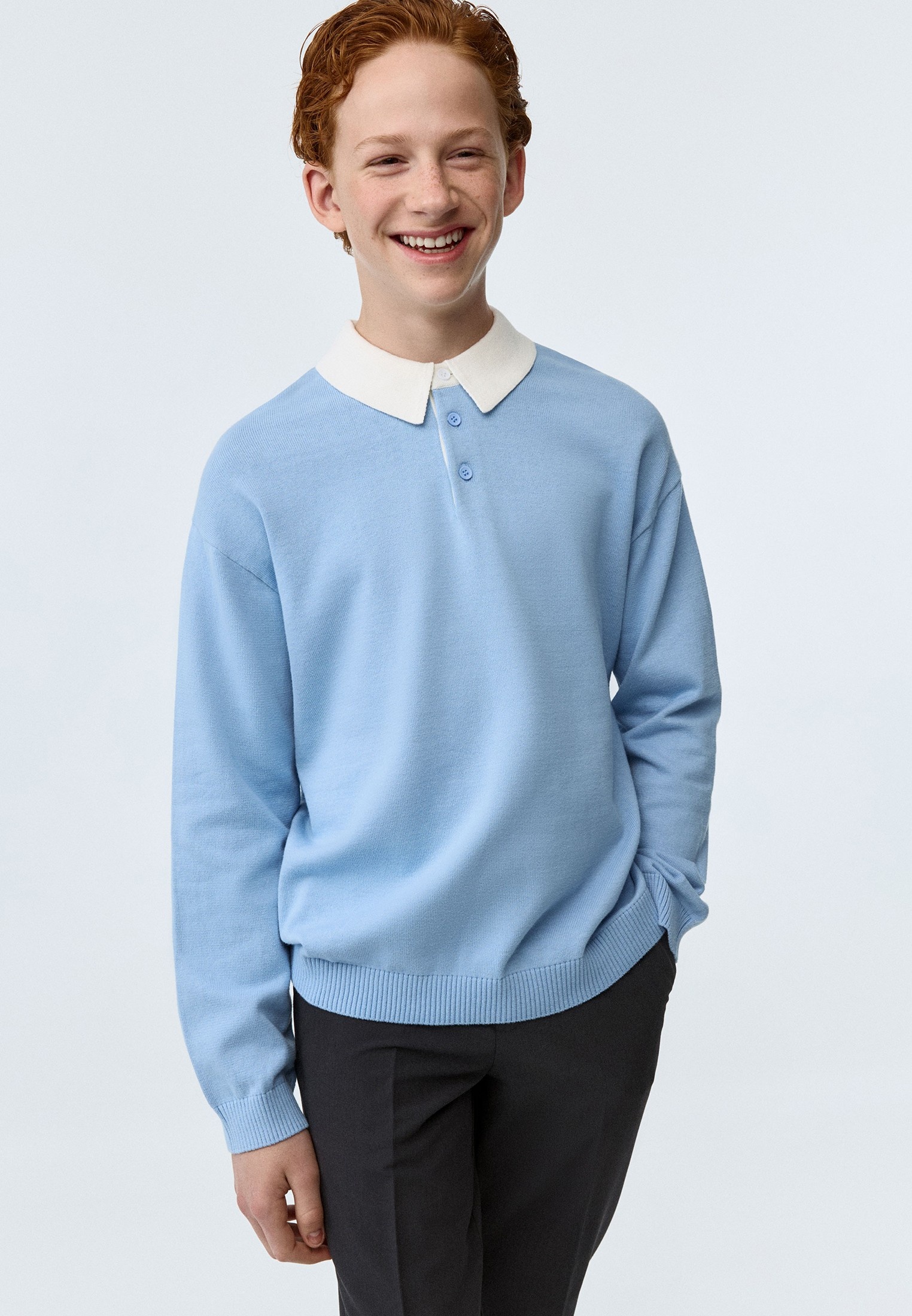 Поло Sela School collection, цвет: голубой, MP002XB06YDB — купить в ...