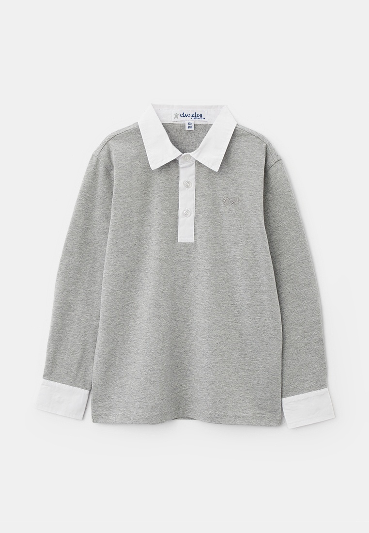 Поло Ciao Kids Collection, цвет: серый, MP002XB070KD — купить в ...