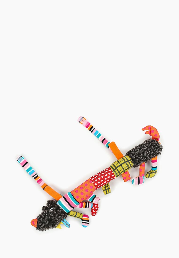 Игрушка мягкая Ebulobo "Сосиска Волчонок L" (40 см), цвет: серый ...