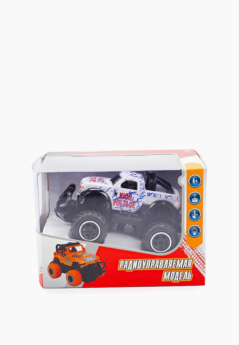 Игрушка радиоуправляемая 1Toy монстр трак, цвет: белый, MP002XC01PE7 ...