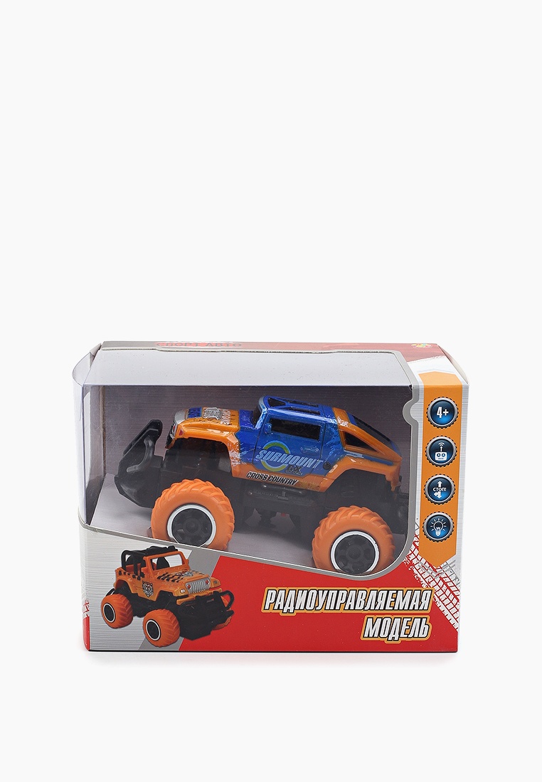 Игрушка радиоуправляемая 1Toy монстр трак, цвет: мультиколор ...