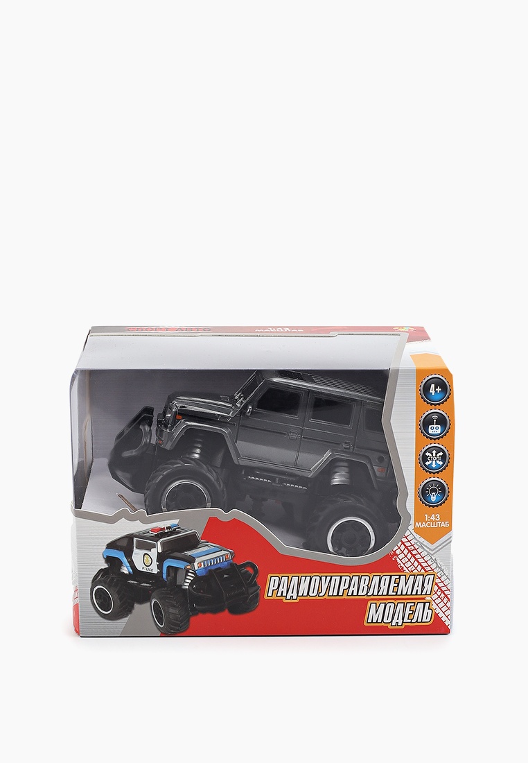 Игрушка радиоуправляемая 1Toy монстр трак, цвет: серый, MP002XC01PEN ...