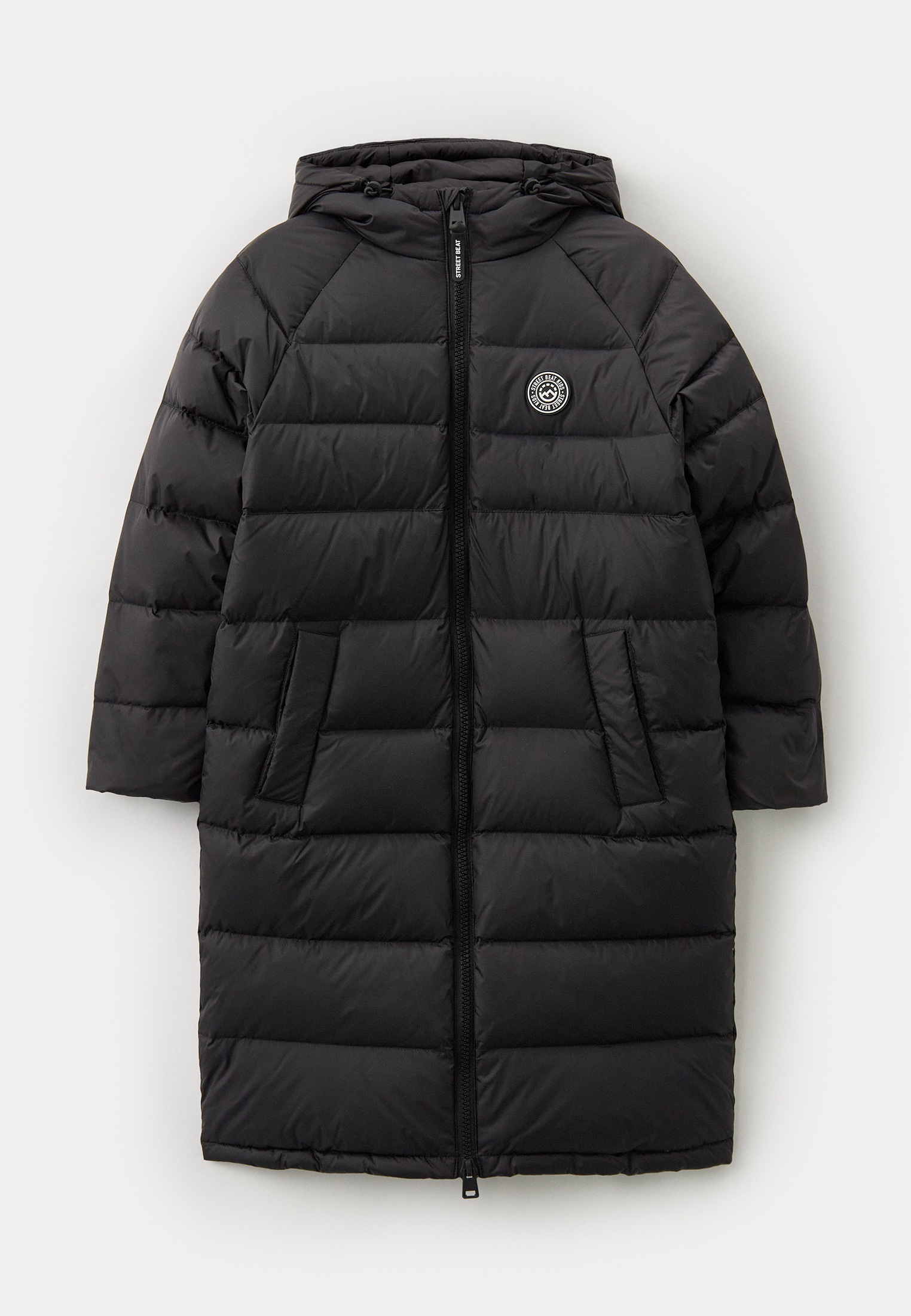 Пуховик STREETBEAT Basic Long Down Jacket, цвет: черный, MP002XC01SRH ...