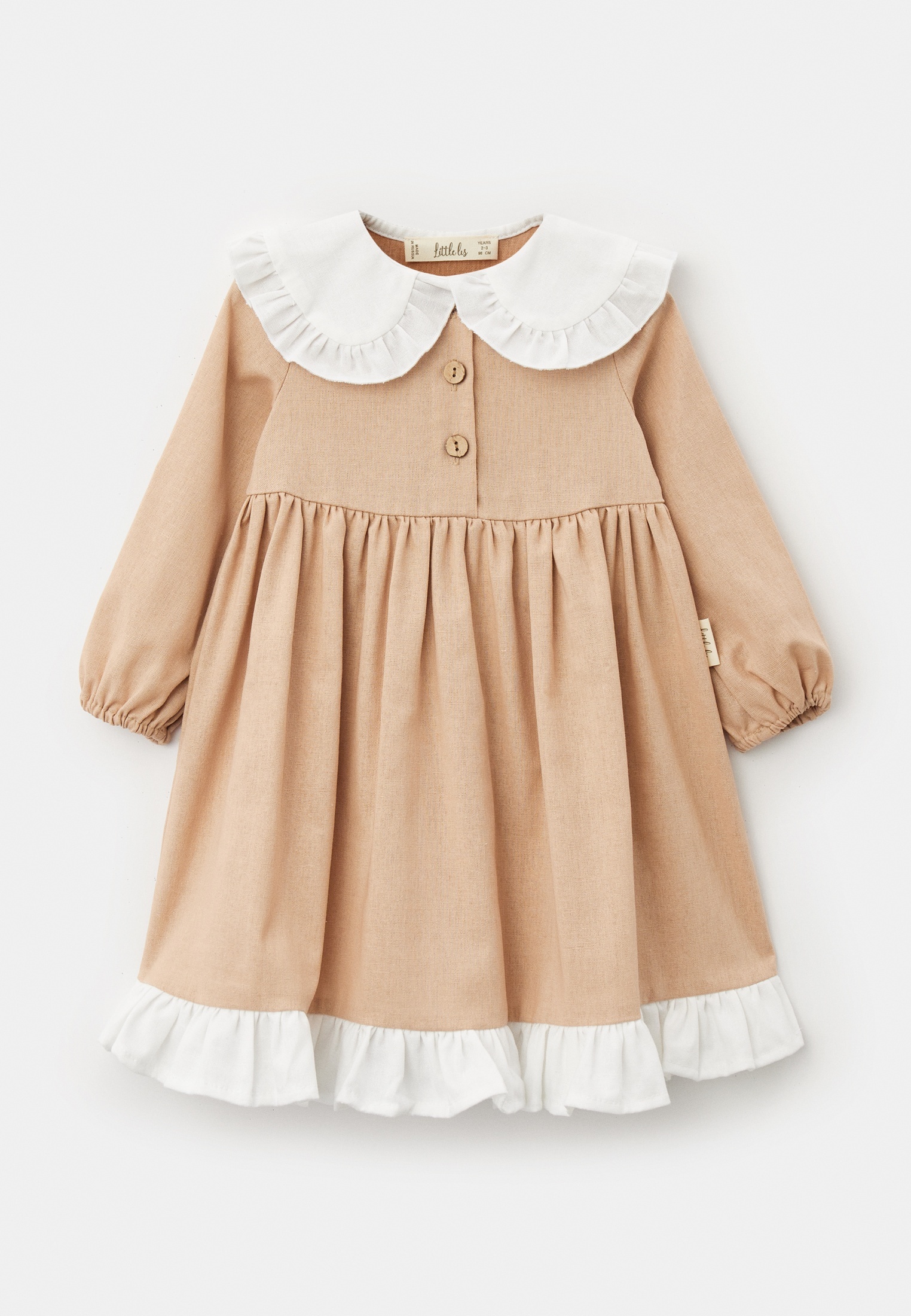Платье Little Lis, цвет: бежевый, MP002XC01WPB — купить в интернет ...