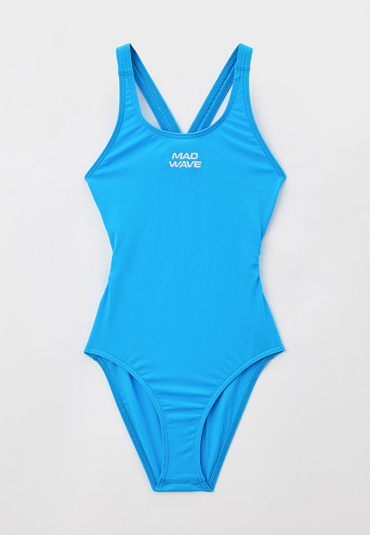 Купальник MadWave Lada lining junior, цвет: голубой, MP002XG02IEZ ...