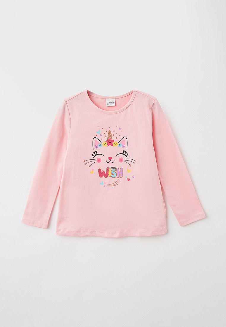 Лонгслив LC Waikiki Kids, цвет: розовый, MP002XG031JX — купить в ...