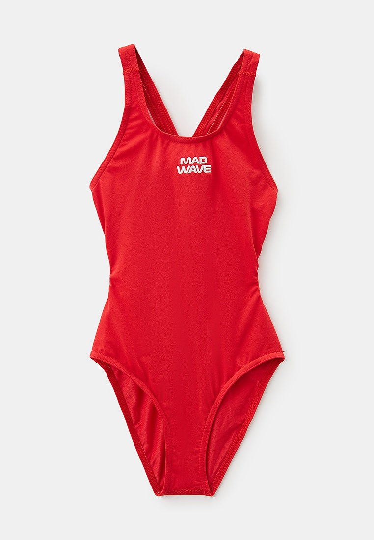 Купальник Mad Wave Lada lining junior PBT, цвет: красный, MP002XG039KO ...