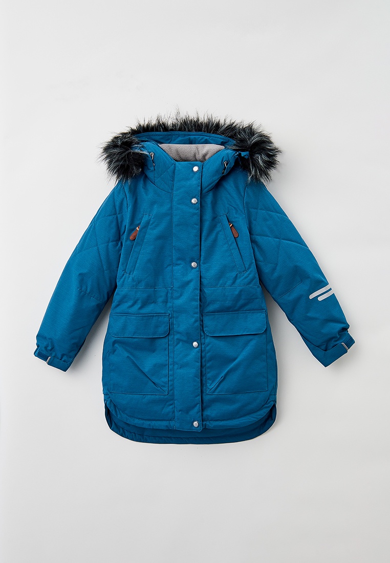 Парка Oldos Астрид, цвет: синий, MP002XG03G8W — купить в интернет-магазине Lamoda
