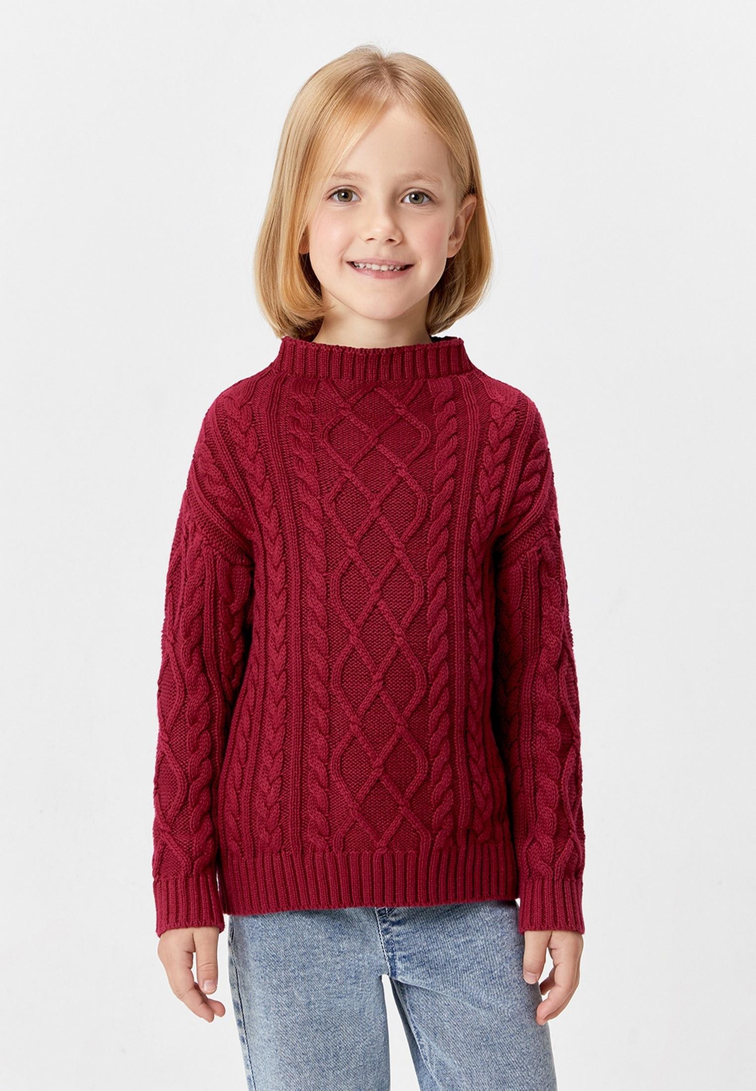 Свитер Acoola, цвет: бордовый, MP002XG03HUD — купить в интернет-магазине Lamoda