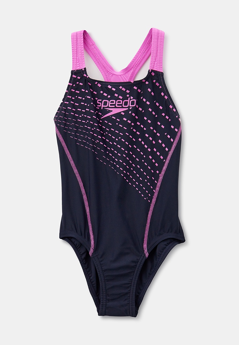 Купальник Speedo Medley Logo, цвет: синий, MP002XG03SVE — купить в ...