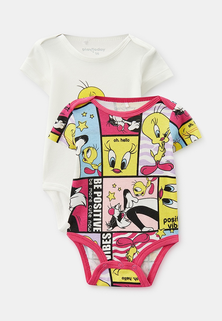 Боди 2 шт. PlayToday, цвет: белый, MP002XG03W8I — купить в интернет ...