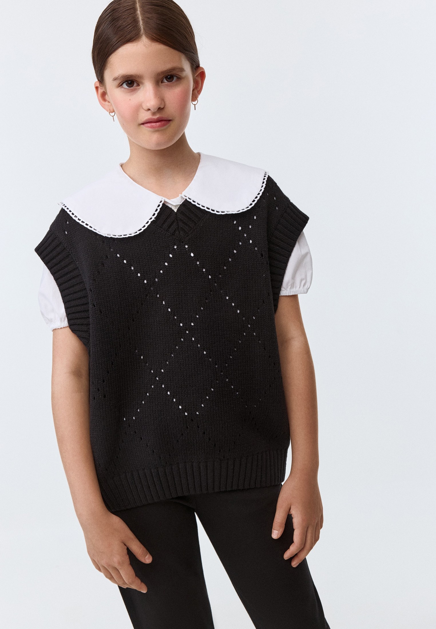 Жилет Sela School collection, цвет: черный, MP002XG0444W — купить в ...