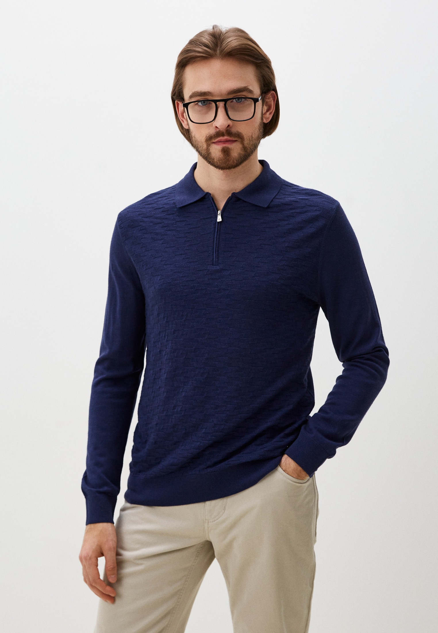 Поло Enrico Cerini, цвет: синий, MP002XM002HS — купить в интернет ...