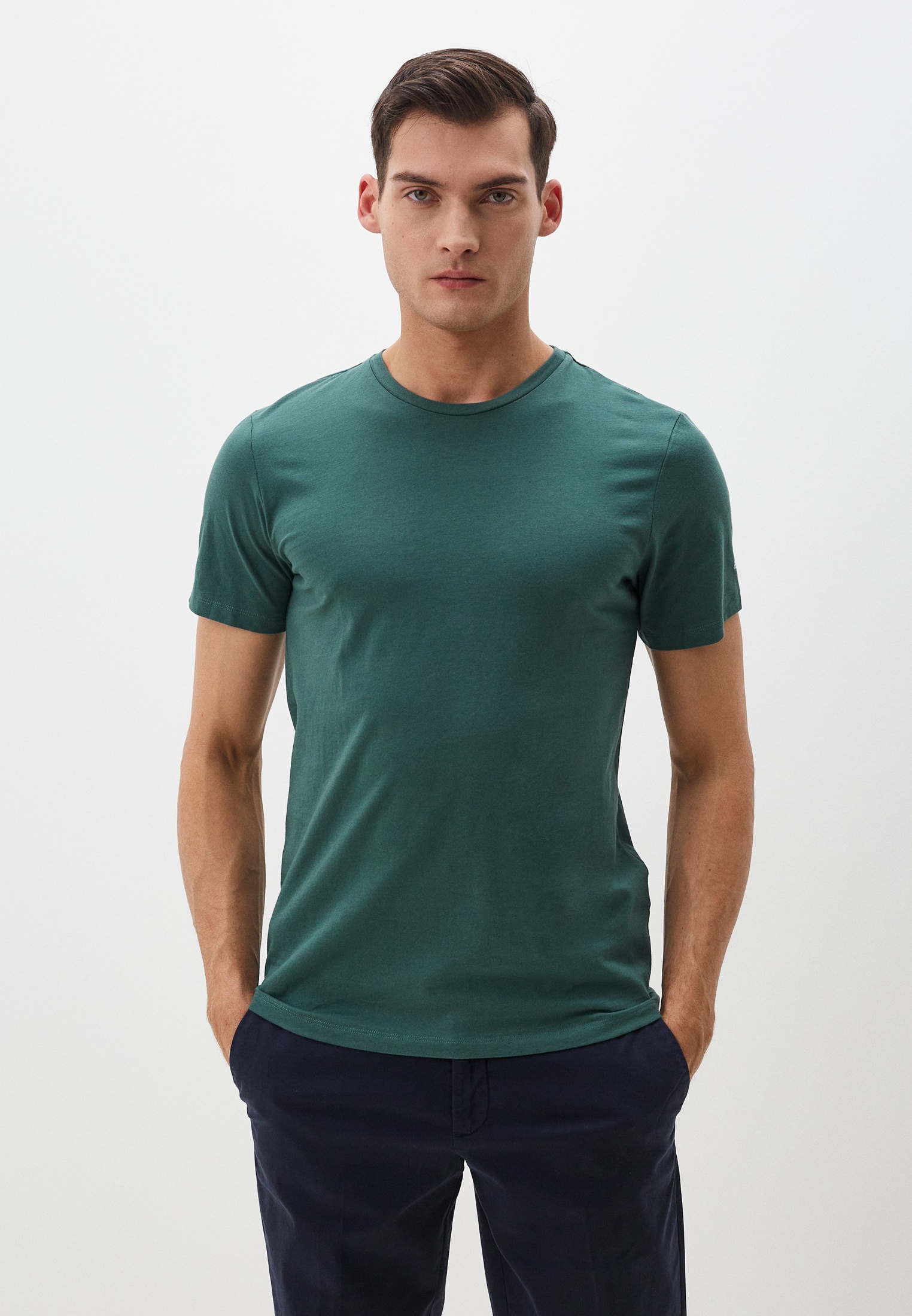 Футболка Baon REGULAR FIT, цвет: зеленый, MP002XM003SP — купить в ...