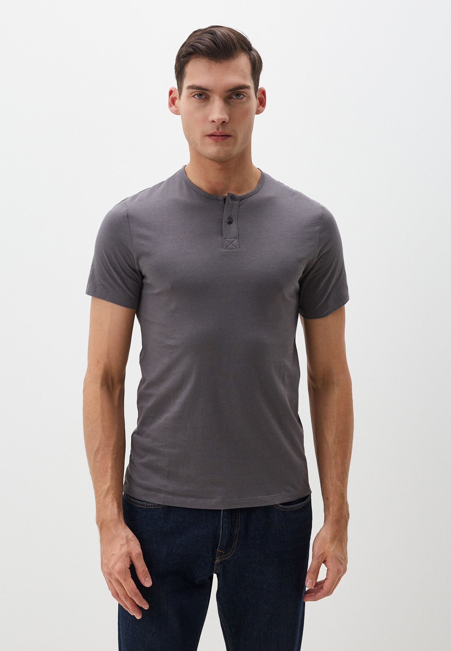 Футболка Baon REGULAR FIT, цвет: серый, MP002XM003SQ — купить в ...