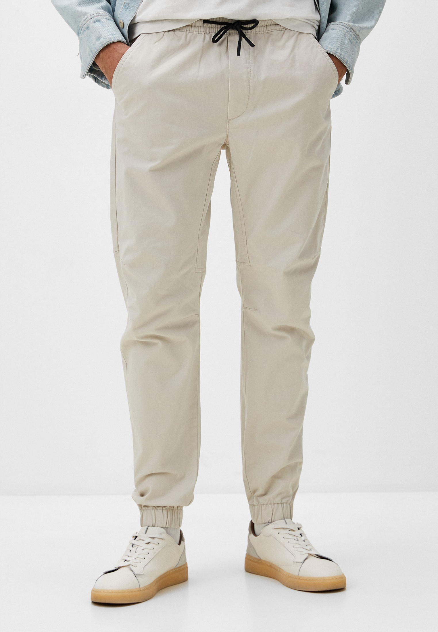 Брюки Tom Tailor Lamoda Online Exclusive, цвет: бежевый, MP002XM004D8 ...