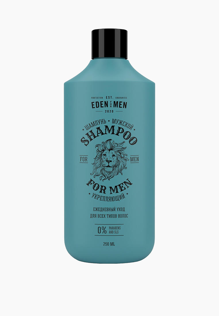 Шампунь Eden Eden For Men укрепляющий, 250 мл, цвет: голубой ...