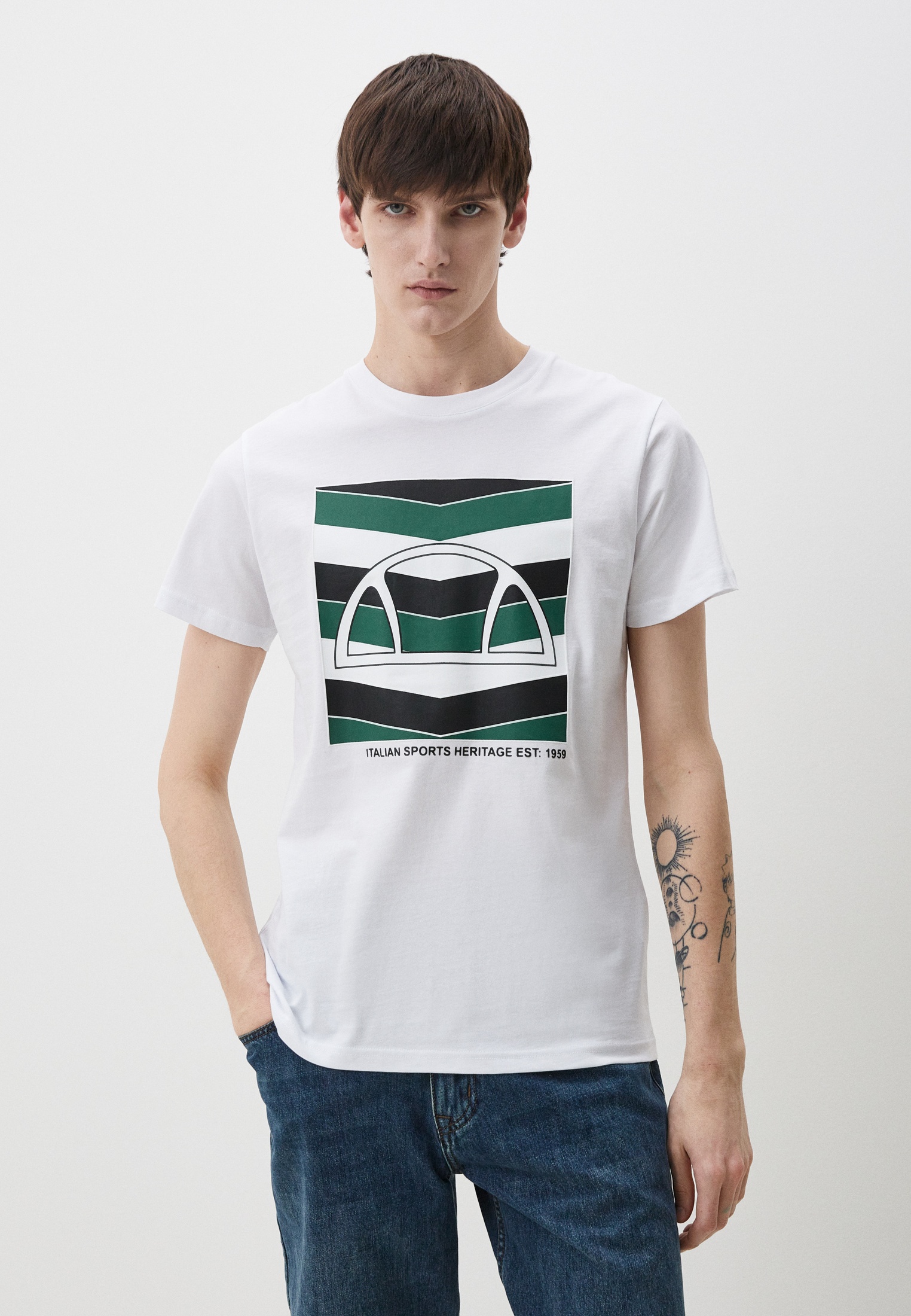 Футболка Ellesse, цвет: белый, MP002XM007LT — купить в интернет ...