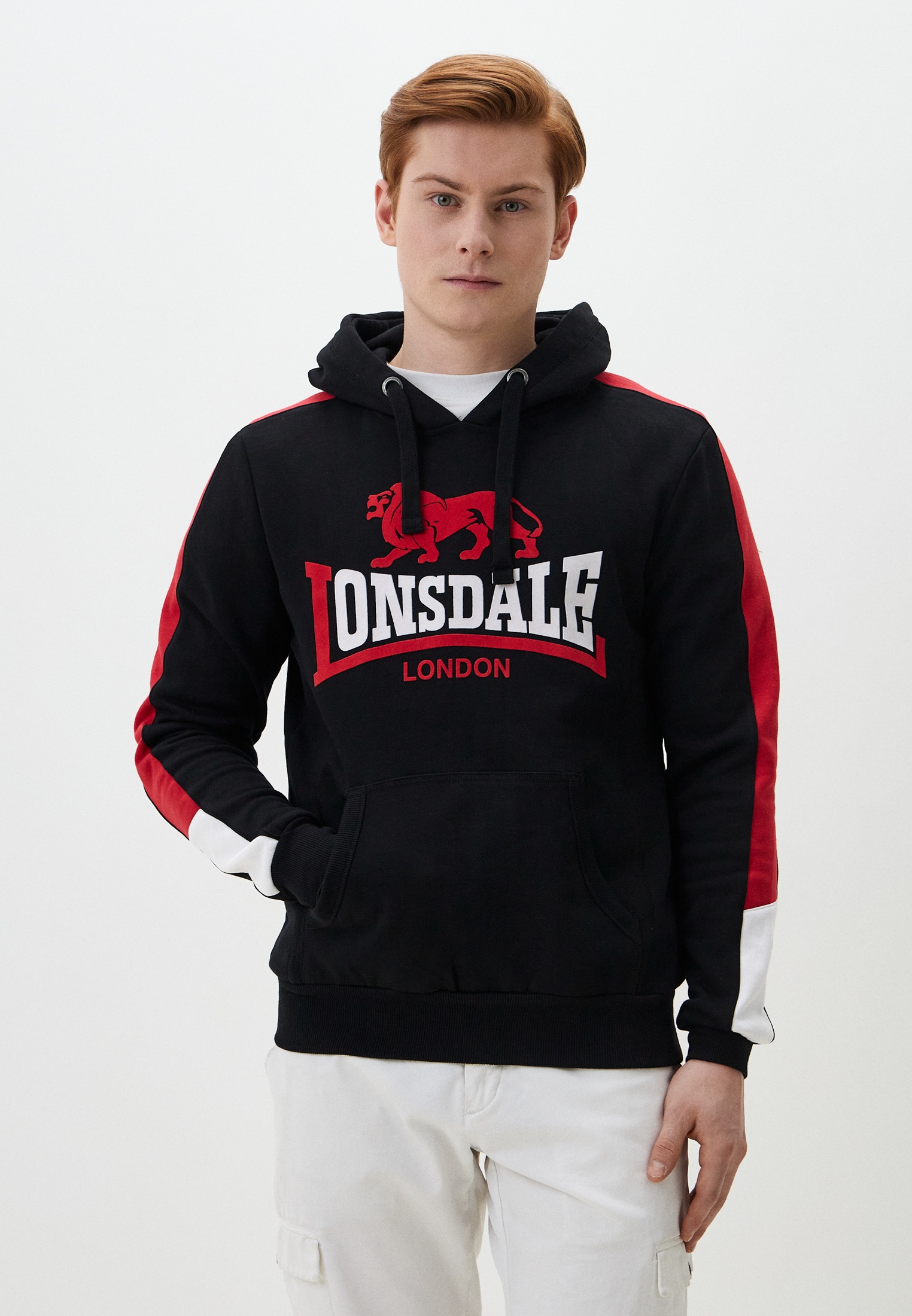 Худи Lonsdale, цвет: черный, MP002XM008YU — купить в интернет-магазине ...